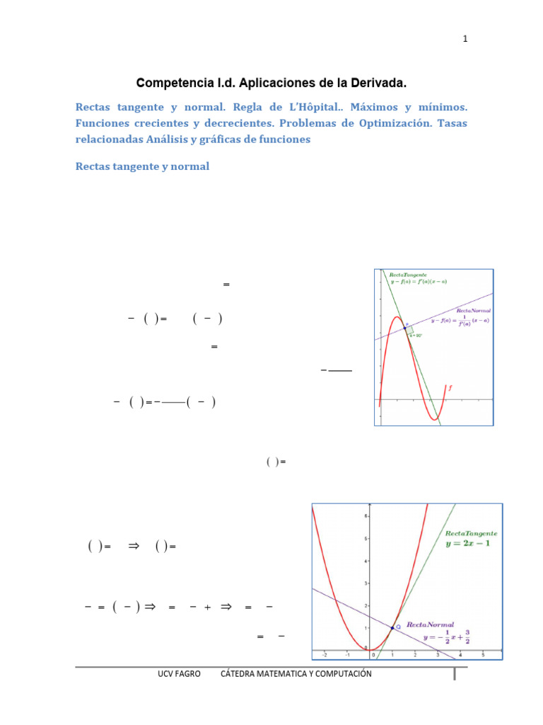 GuiaMatI - C I D - Aplicaciones de Las Derivadas | PDF
