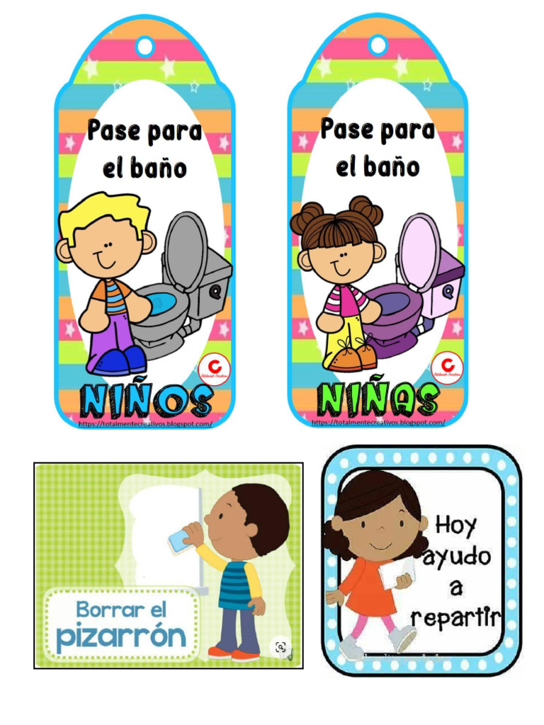 pases para ir al baño | PDF