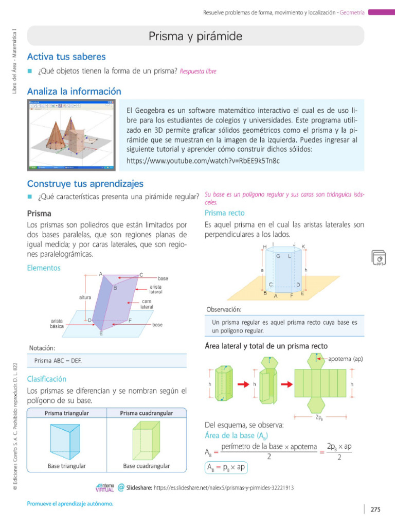 Teoría Prisma y Cilindro | PDF