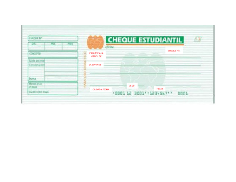 1.1 Formato Cheque | PDF