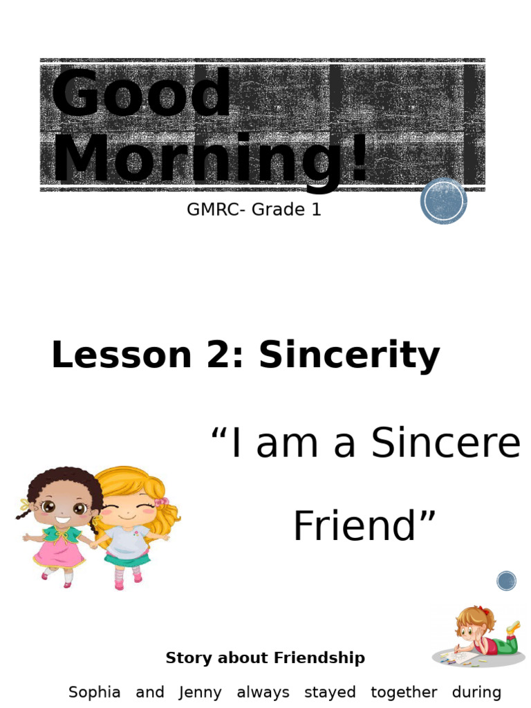 GMRC Sincerity | PDF