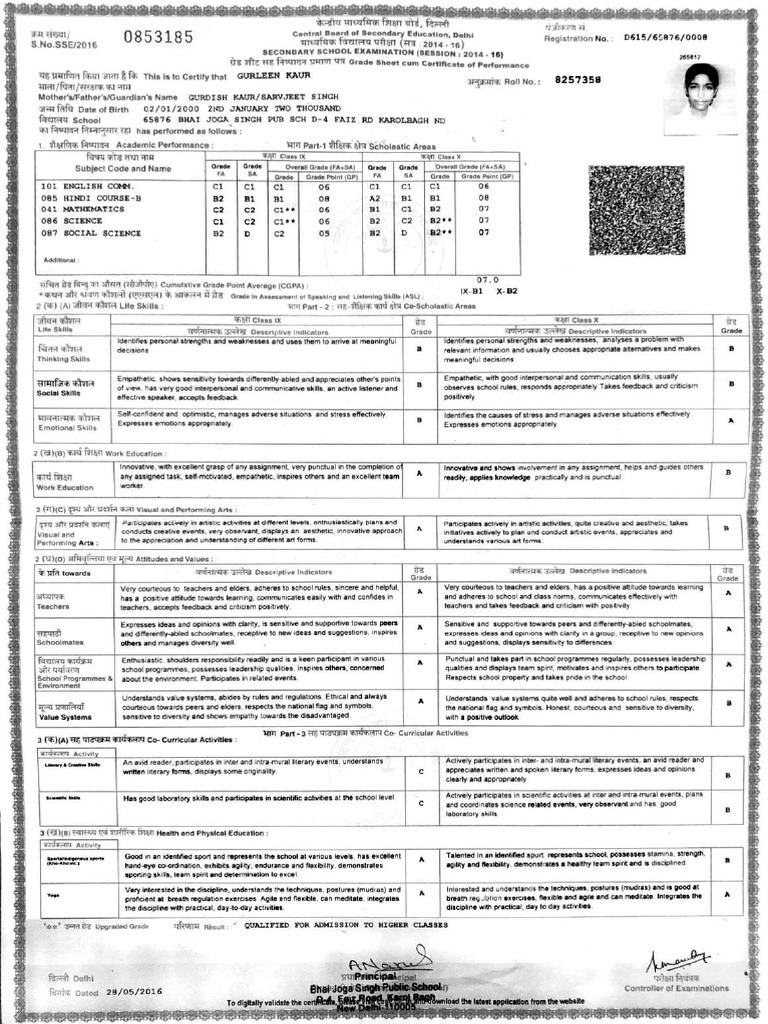 10 Marksheet Compressed Pdf