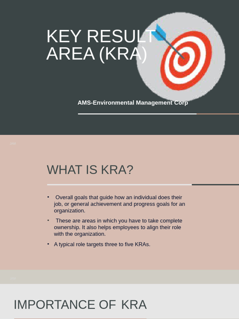 Key Result Area (Kra) | PDF