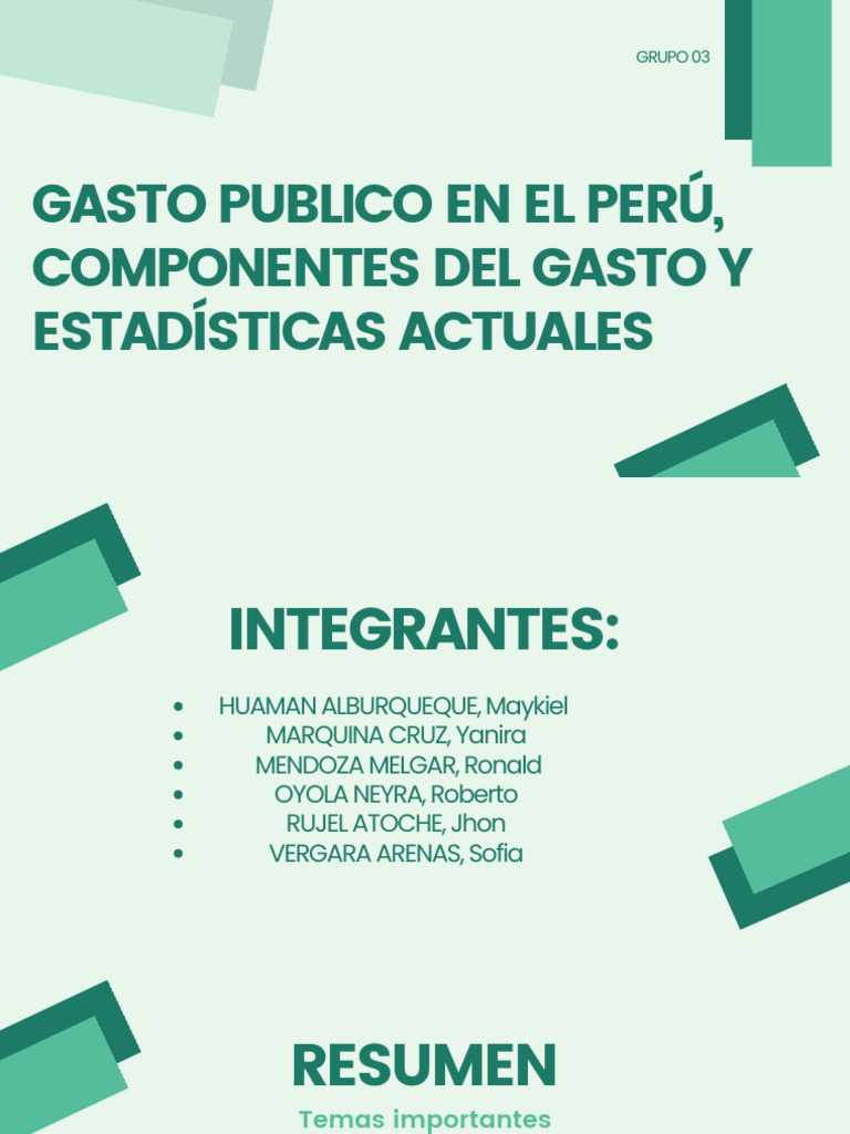 Gasto Público | PDF
