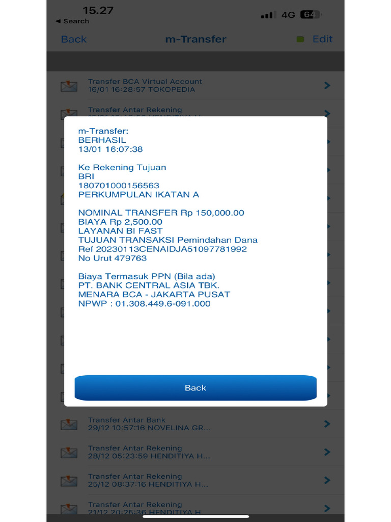 Bukti Bayar Ikatan Alumni | PDF