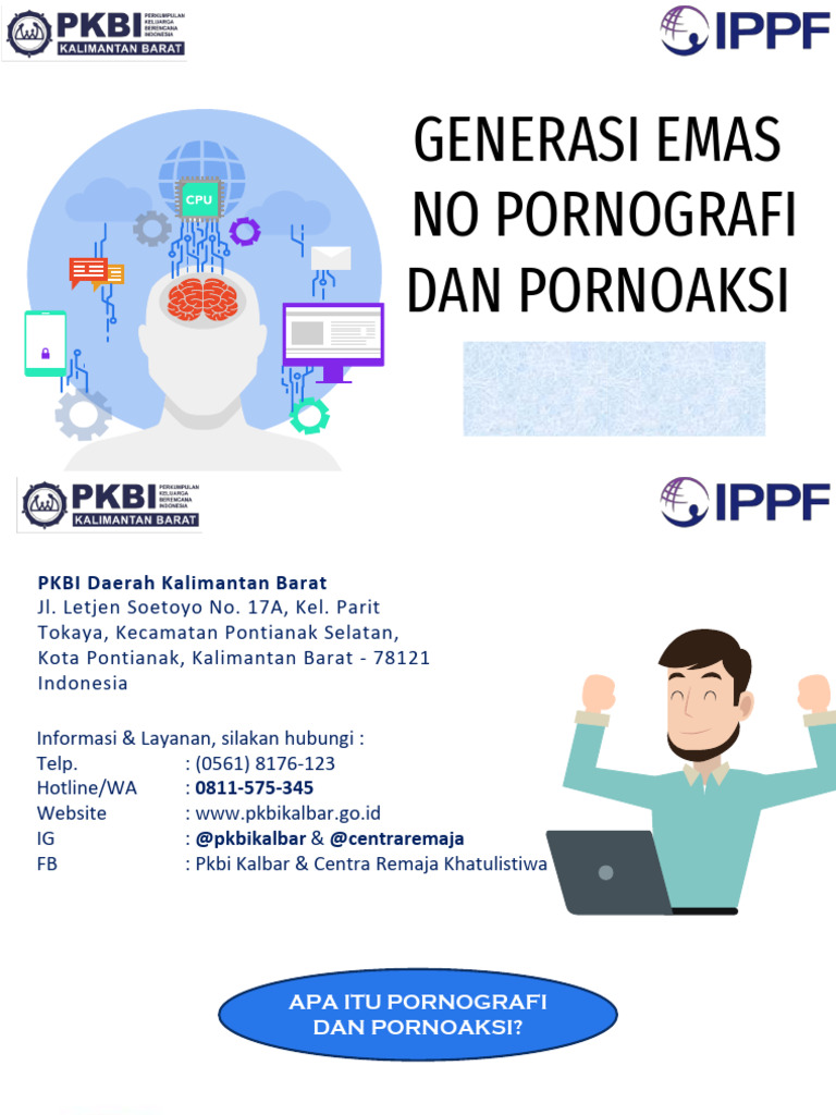 Dr. H Mulyadi, M.Si - Generasi Emas No Pornografi Dan Pornoaksi | PDF