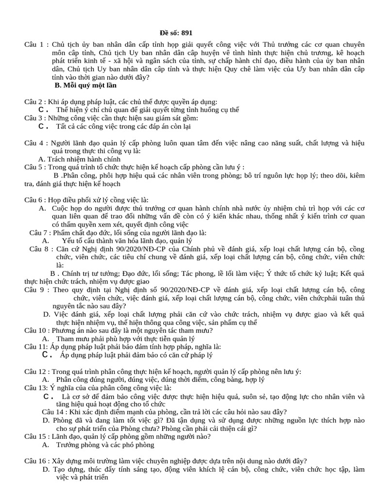 Một số câu hỏi tham khảo QLCP đang sửa d | PDF