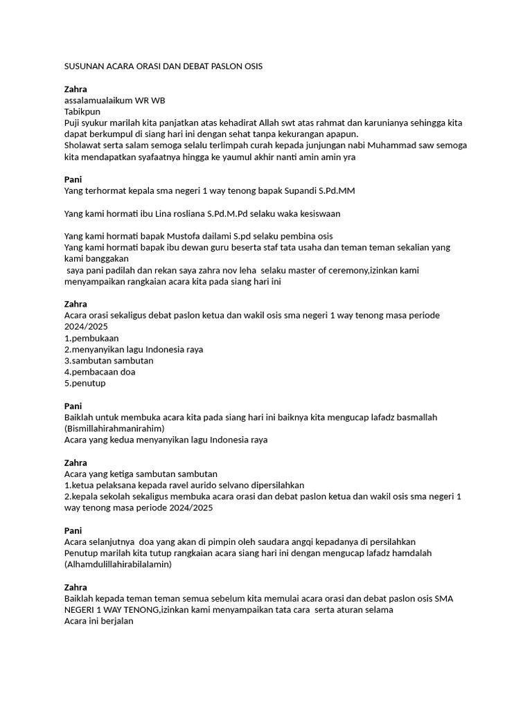 Teks MC | PDF