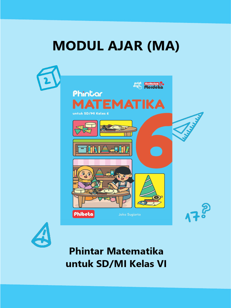 PHINTAR MATEMATIKA SD - MI KLS.6 - KM-MA (Modul Ajar) - Modul Ajar ...