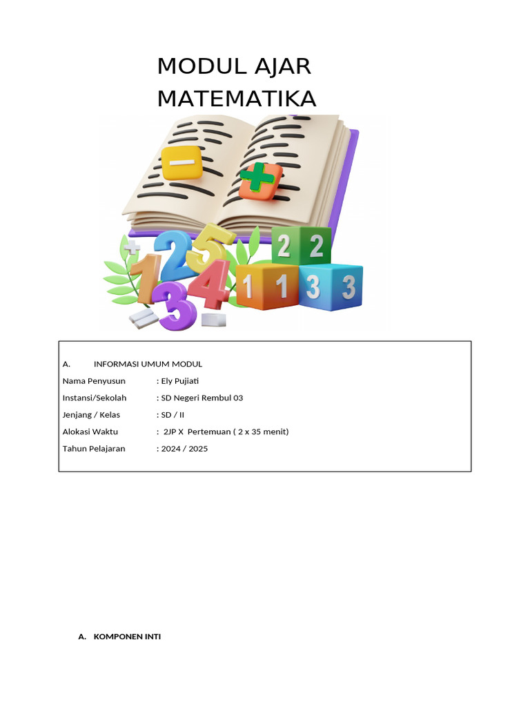 MODUL AJAR FIX ELY P | PDF