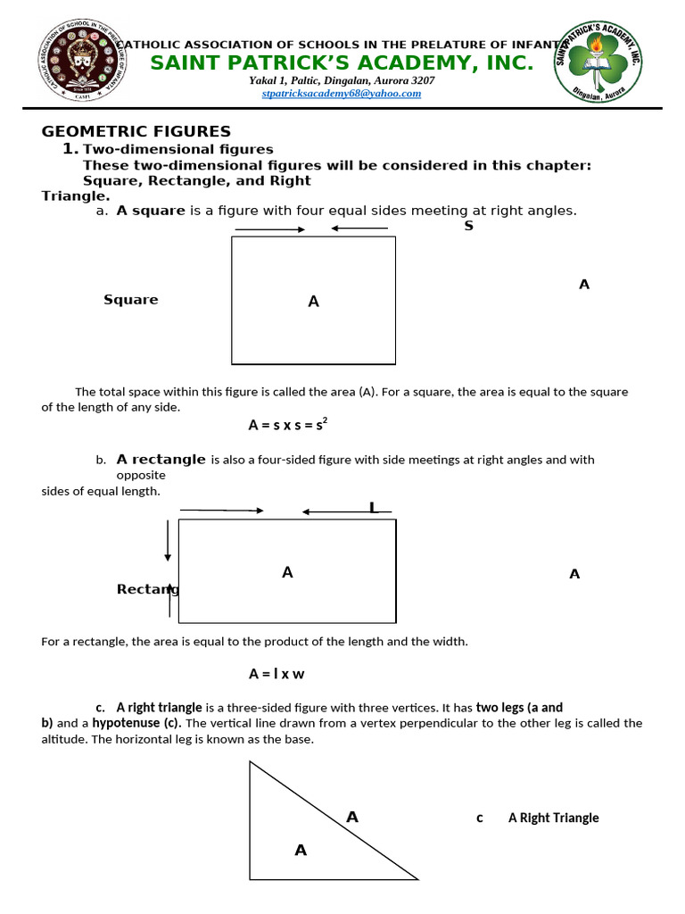 Geometric Figures | PDF