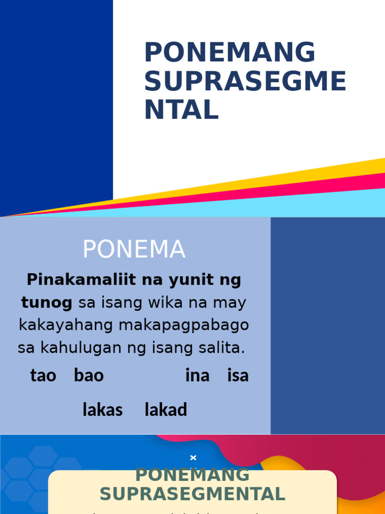 Ponemang Suprasegmental | PDF