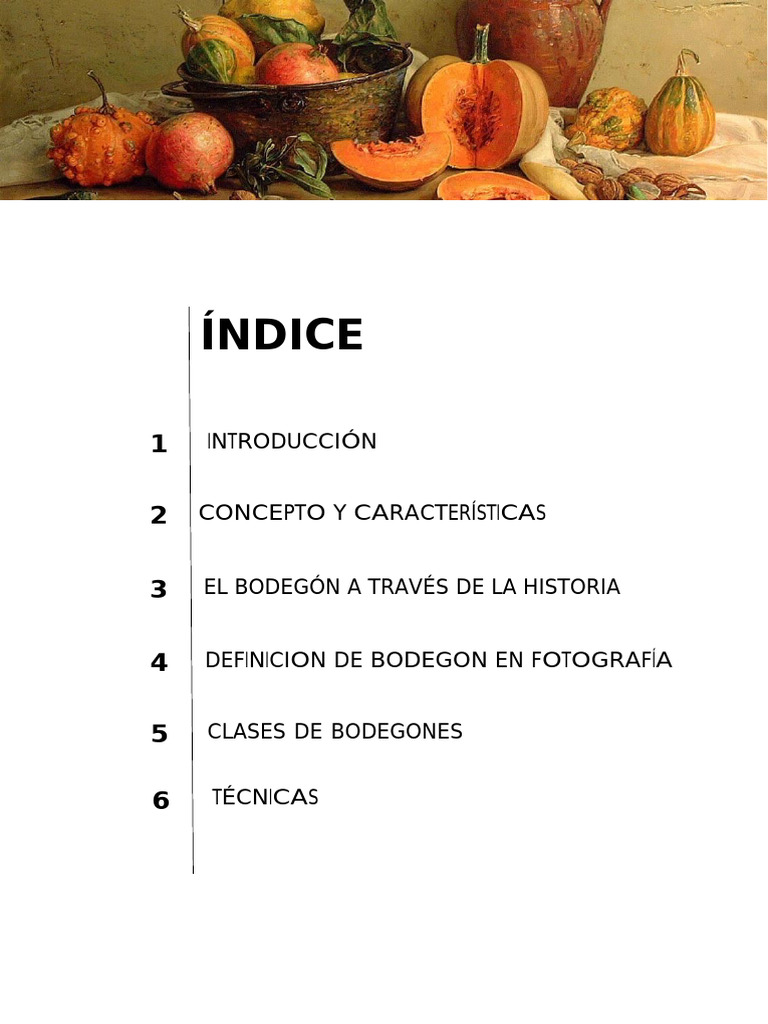 Desarrollo Del Bodegon A Traves de La Historia | PDF | Naturaleza ...