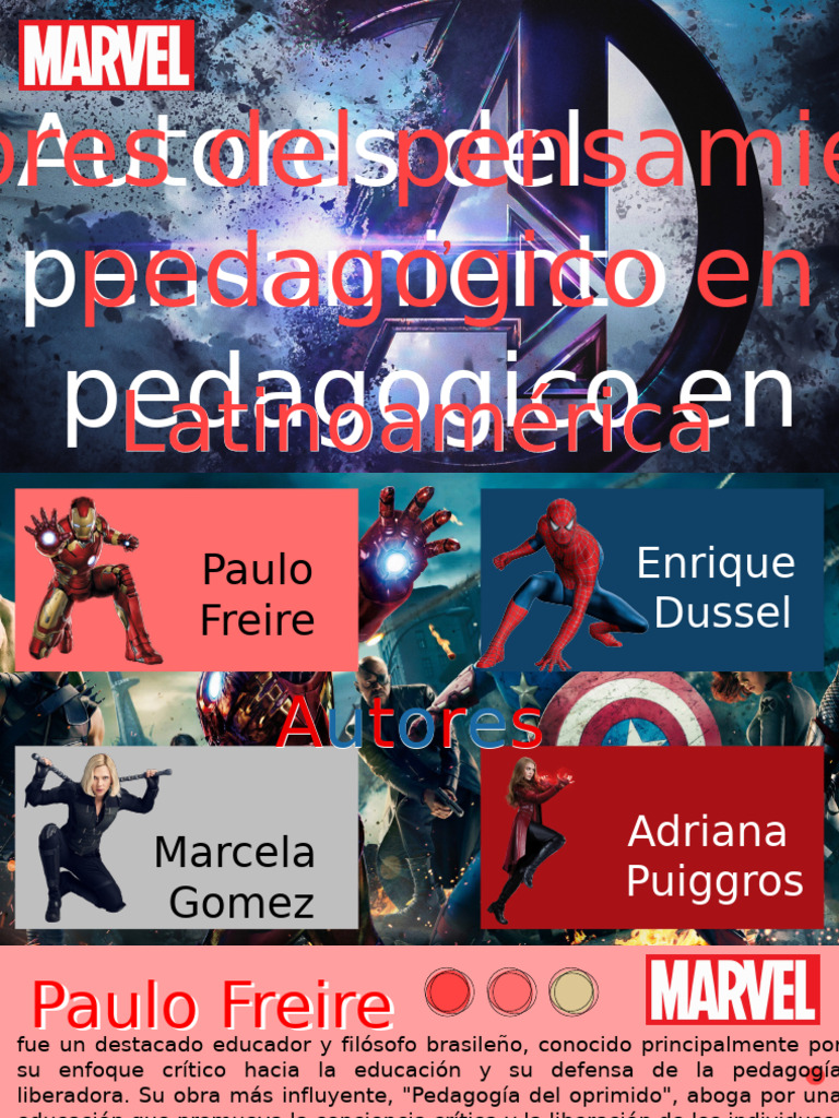 Presentación de Marvel | PDF