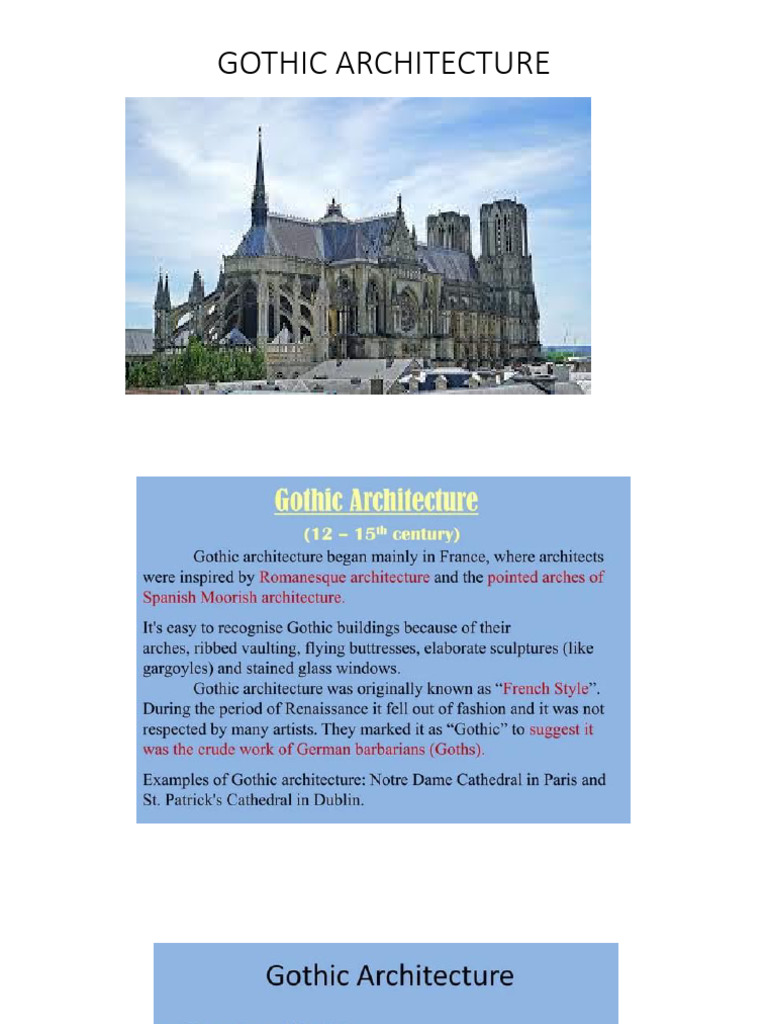 Gothic Architecture | PDF