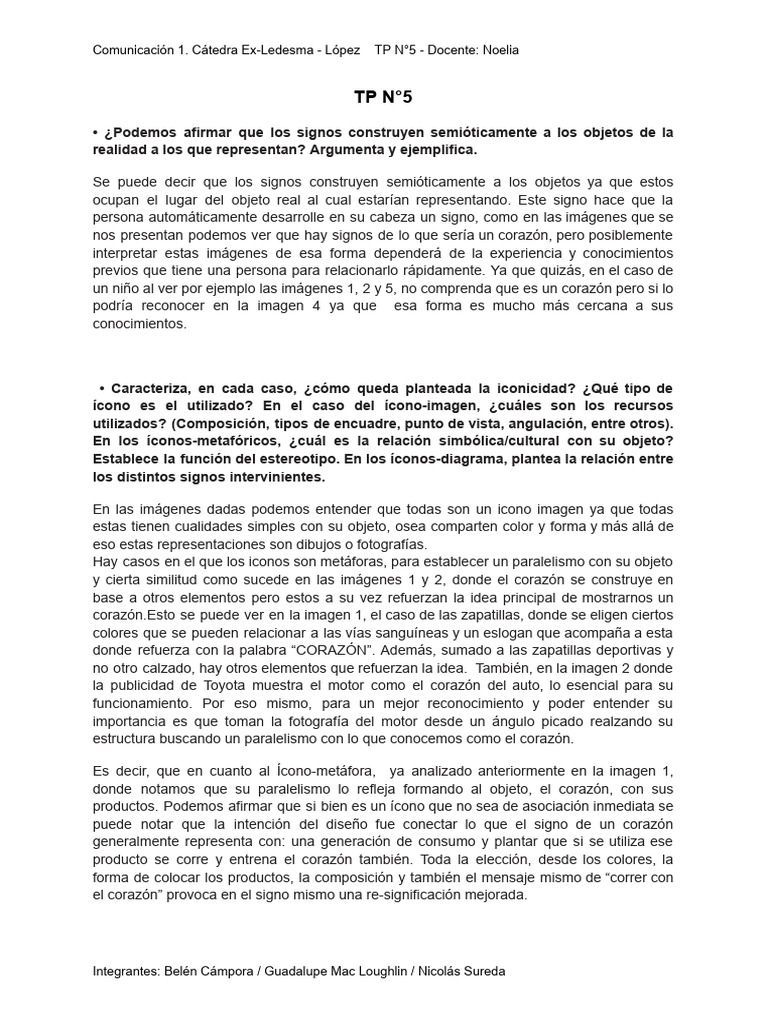 Trabajo Práctico N°5 | PDF