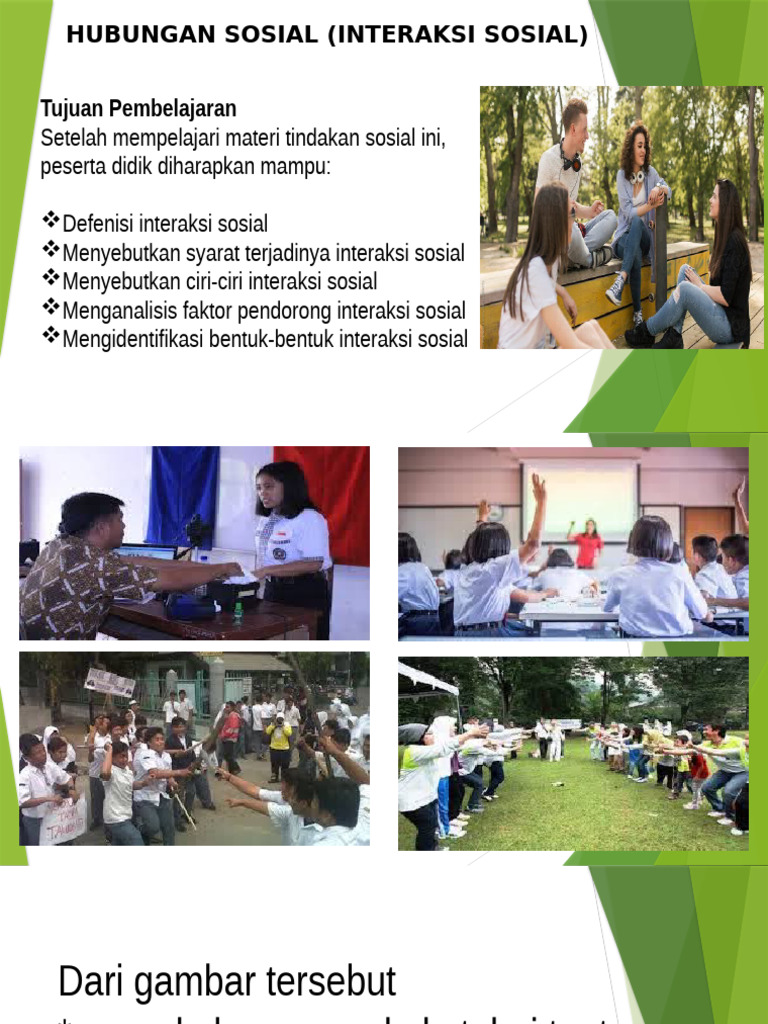 Hubungan Sosial (Interaksi Sosial) | PDF