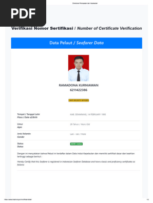 Pelaut Dephub The Login Form Page Of Student Accounts. | Download