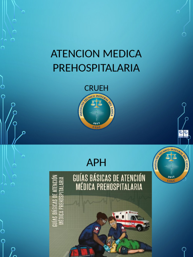 Atencion Prehospitalaria | PDF