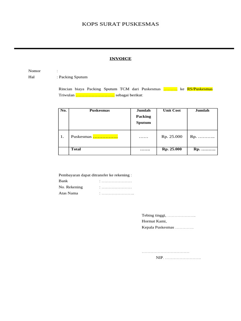 Invoice Terbaru | PDF