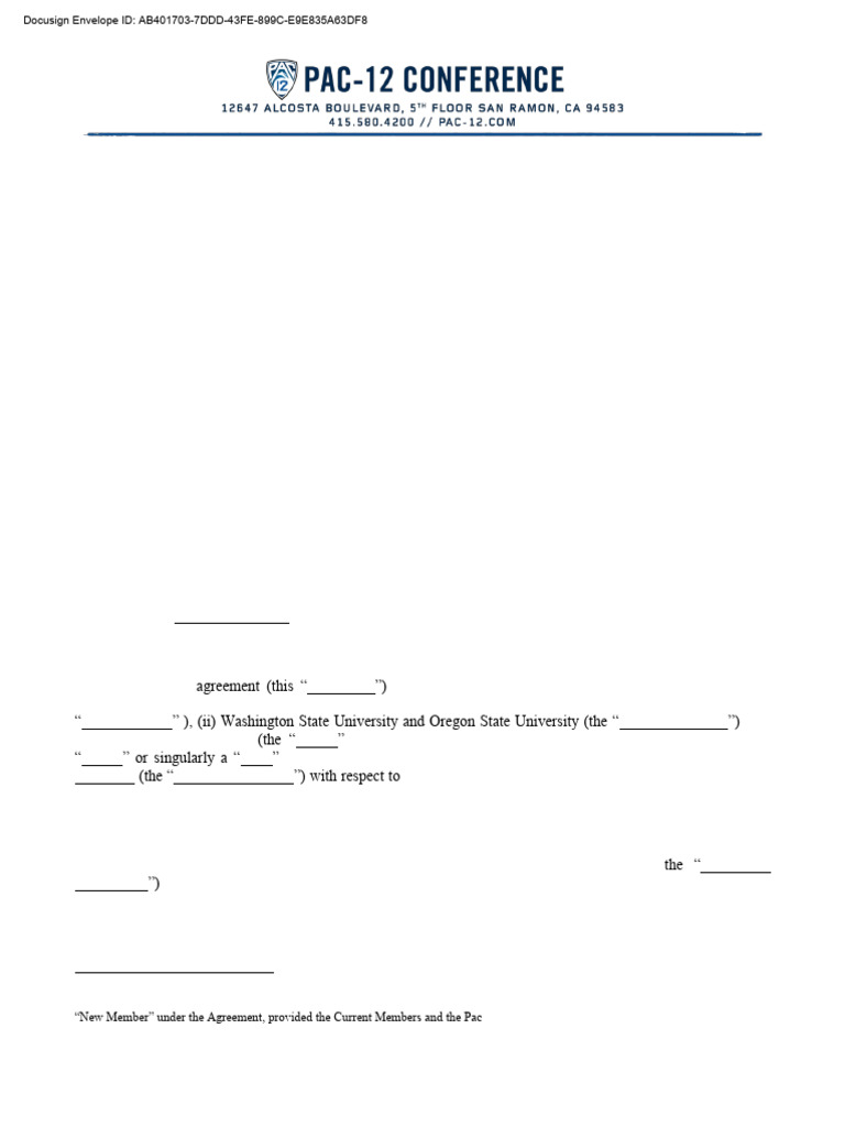 Binding Letter Agreement & Exhibit | PDF