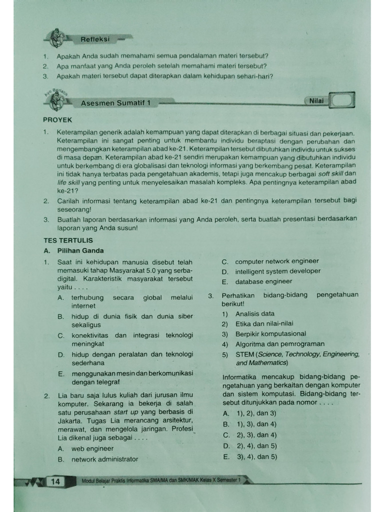 soal informatika | PDF