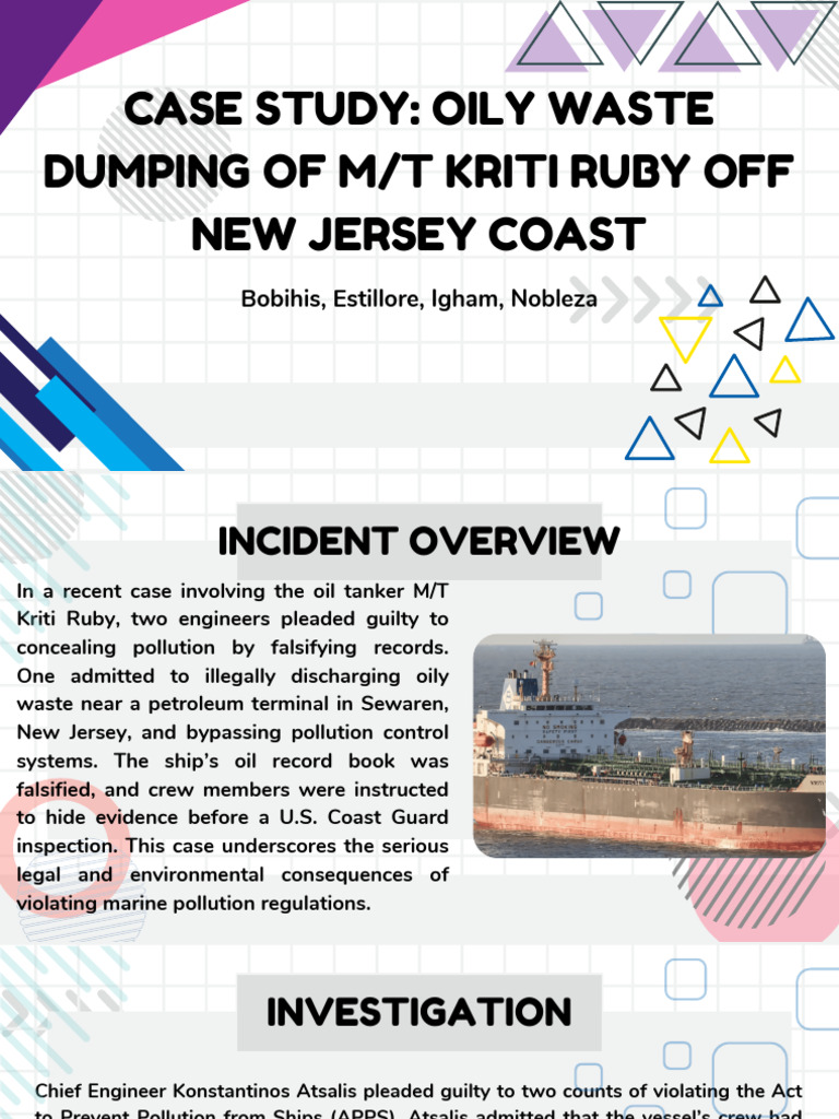 Case Study (Oil Spill) | PDF