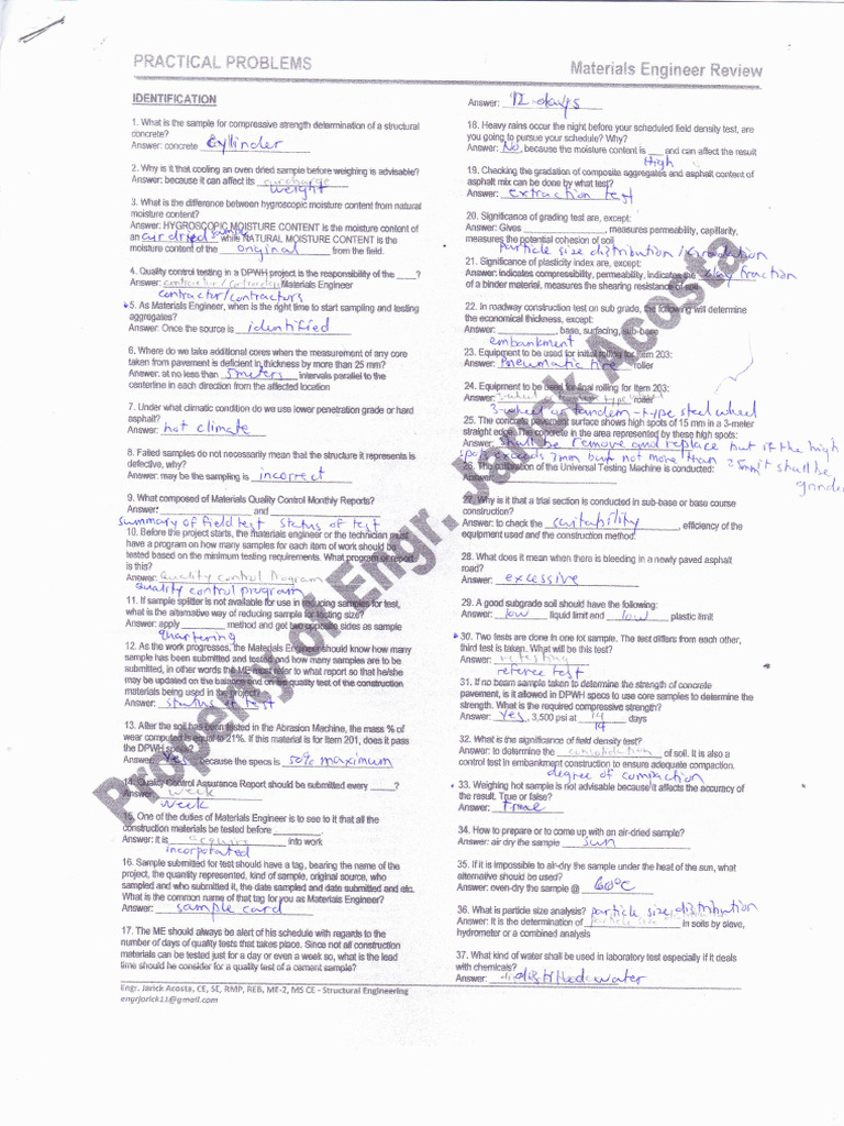 Me Practical Problems 2 | PDF