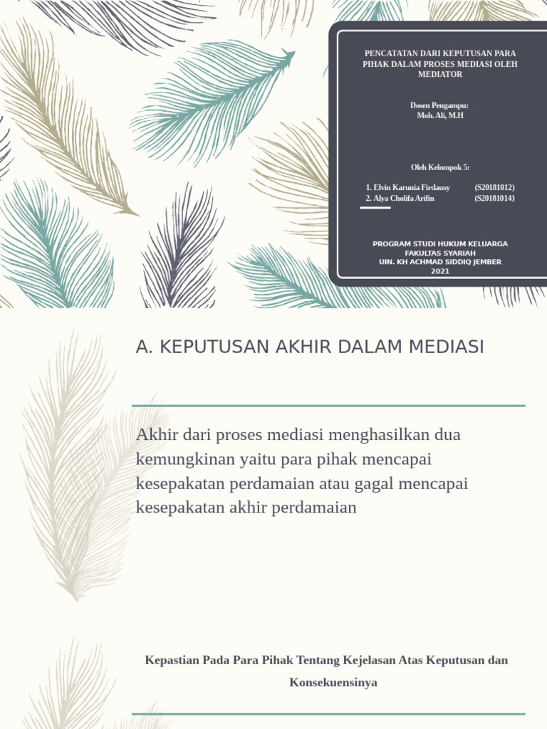 Kel.5 Mediasi Negoisasi | PDF