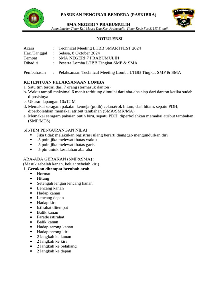 Notulen SMP & Sma Fix | PDF