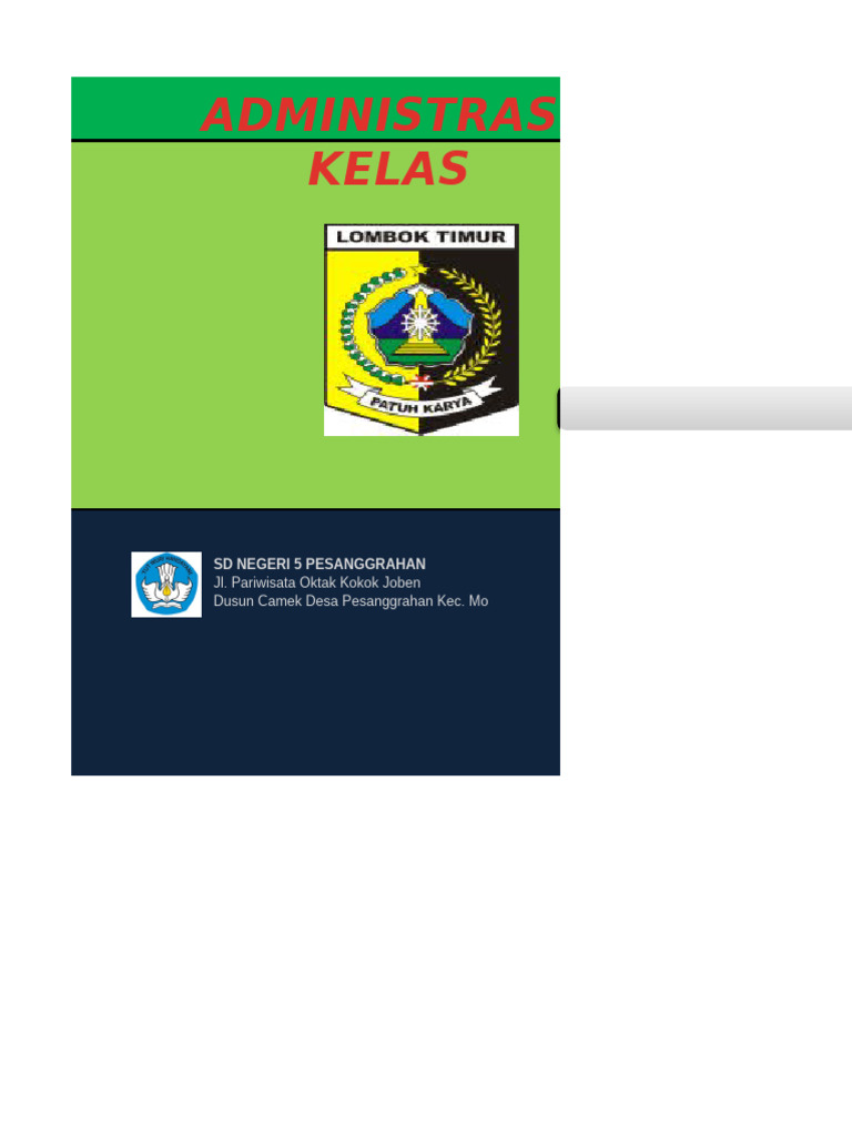 Administrasi Guru Dan Kelas | PDF