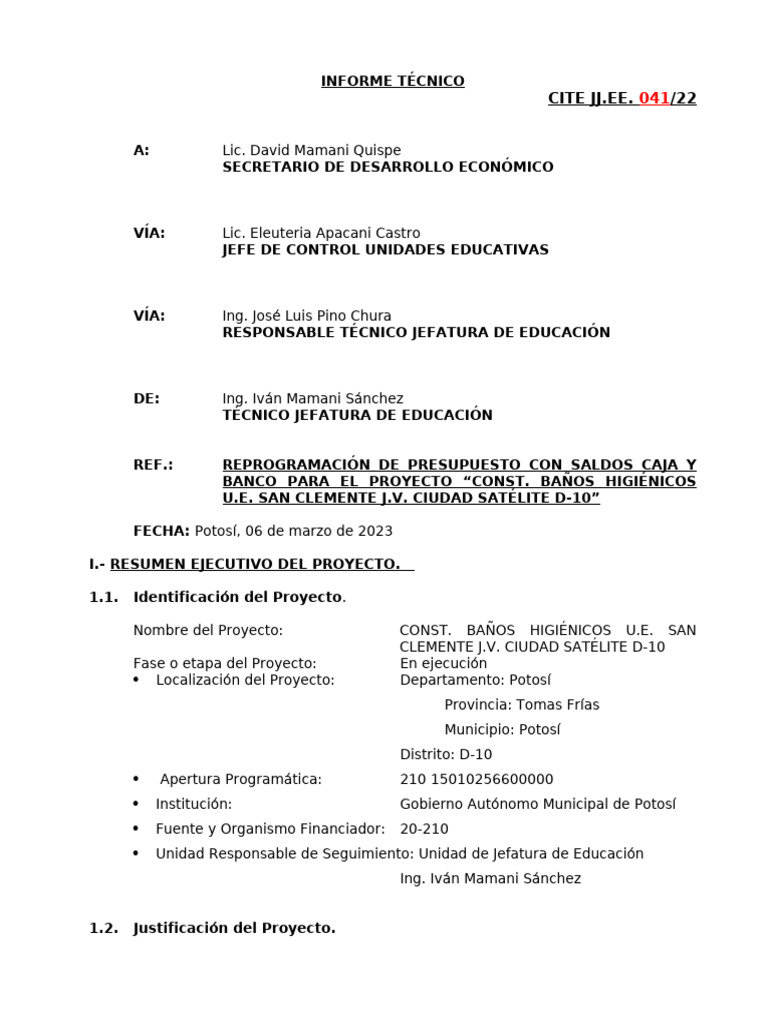 Modelo Reprogramacion | PDF