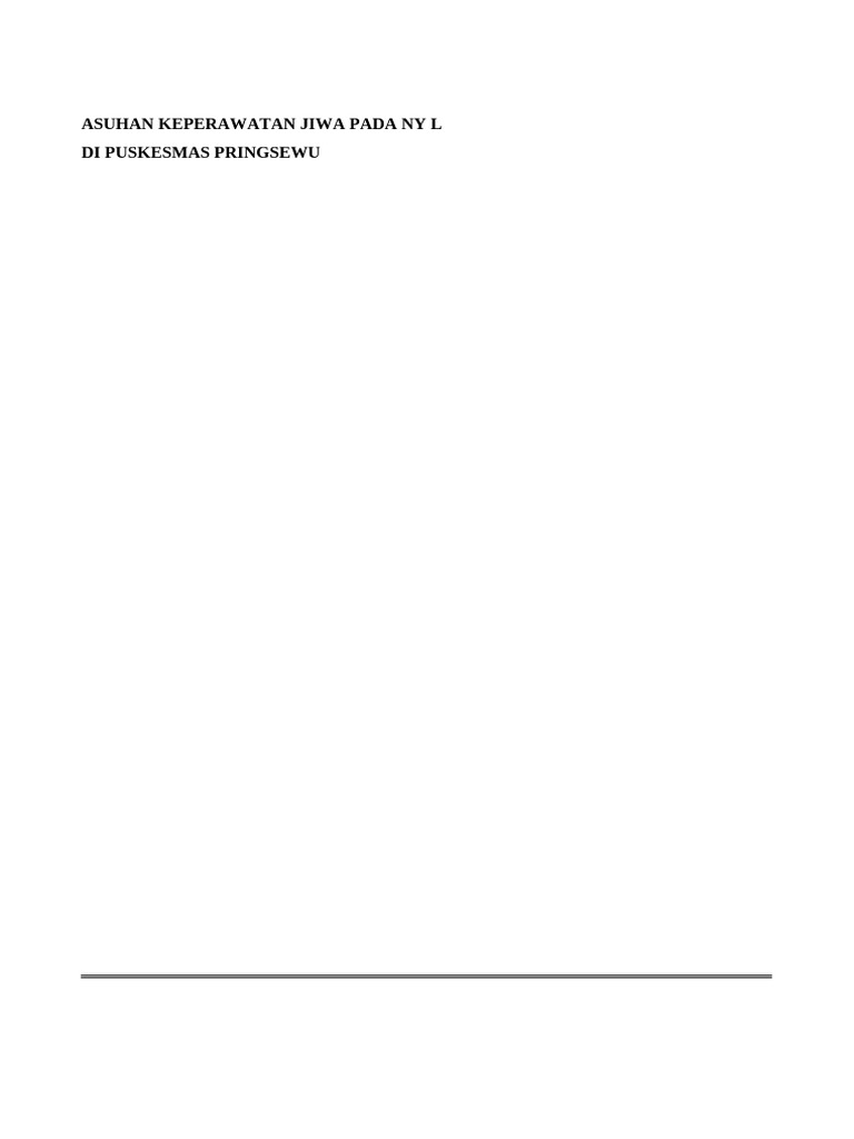 Format Pengkajian Jiwa | PDF