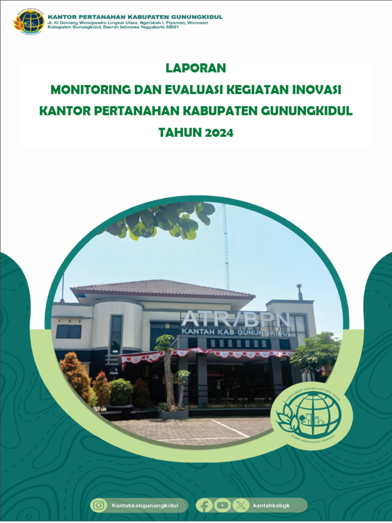 Laporan Monitoring Dan Evaluasi Serta Kondisi Sebelum Sesudah Inovasi