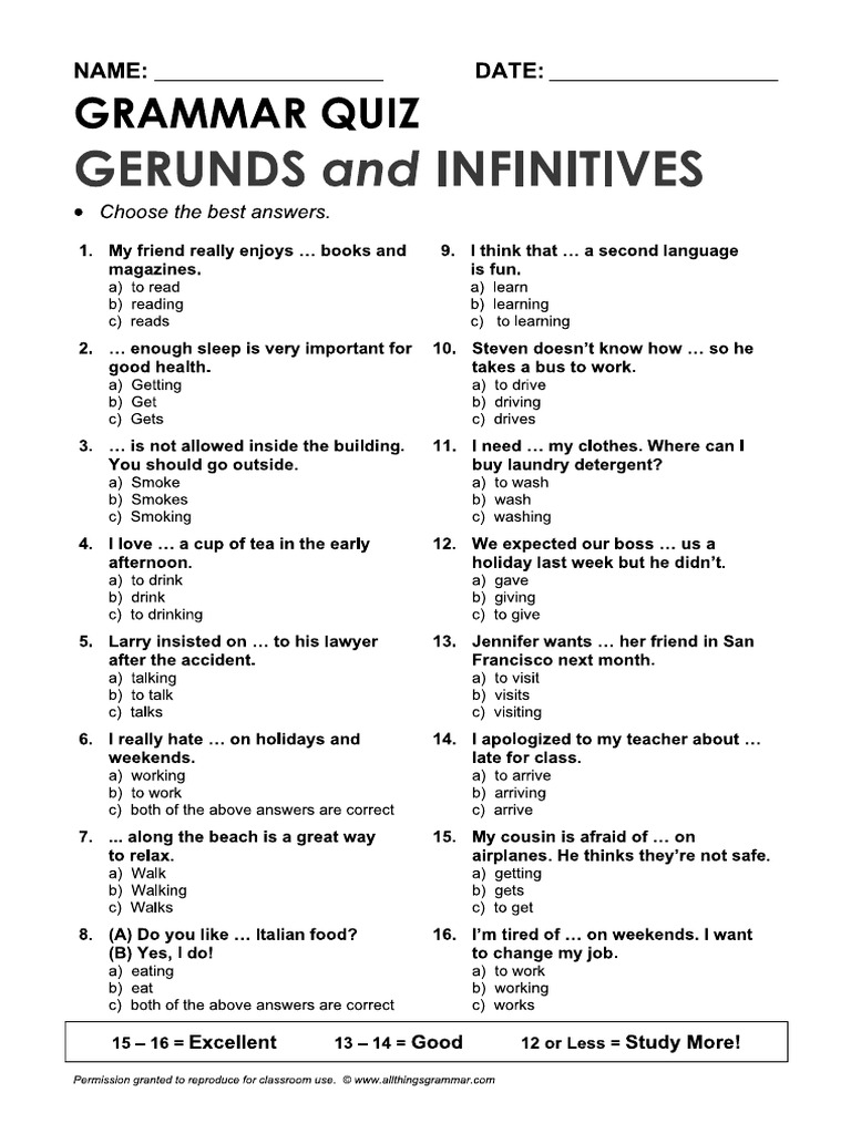 Gerund 1 | PDF