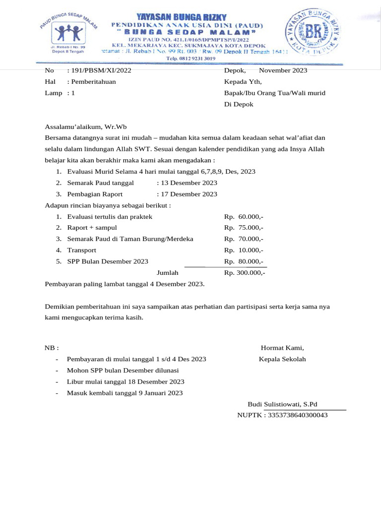 Surat Bunga Sedap Malam | PDF
