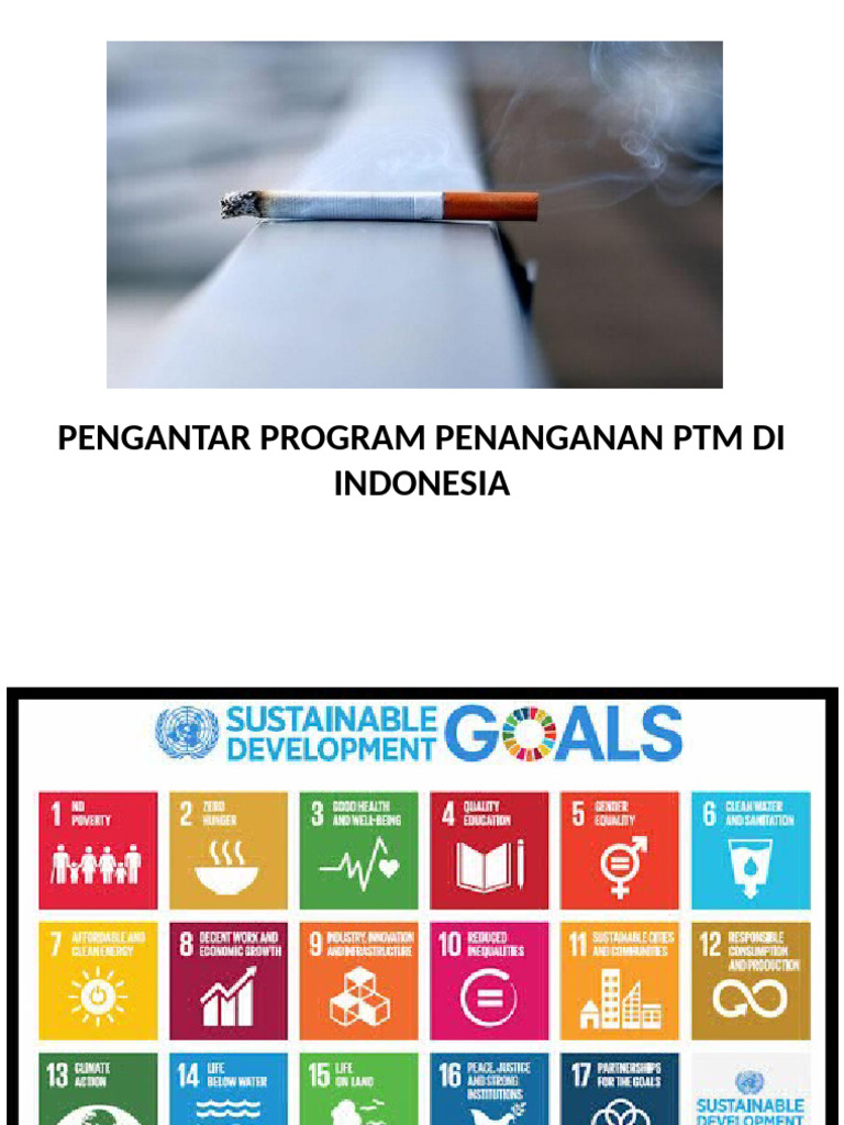 Pengantar Program Penanganan Ptm Di Indonesia Pdf