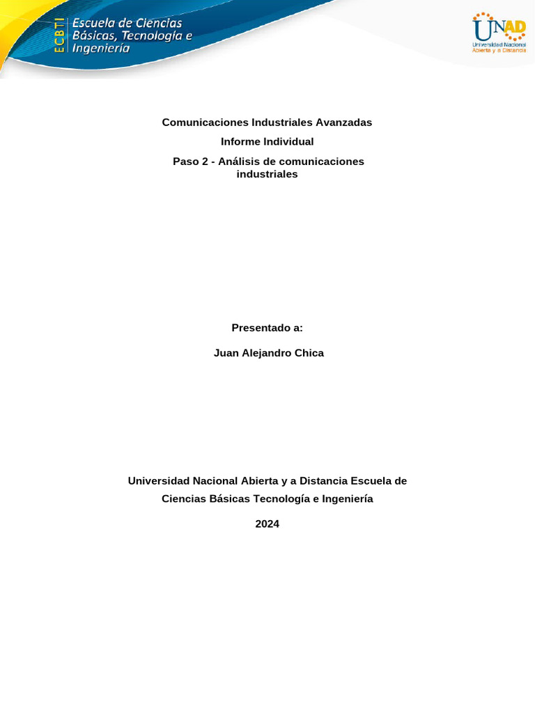 Paso 2 - Presaberes - Informe Individual - Diana Galvis | PDF