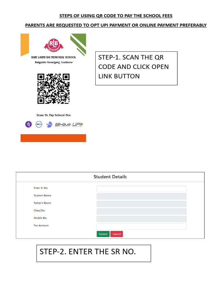 QR Code Payment Guide for School Fees | PDF