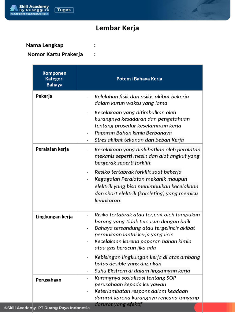 Job Safety Analysis | PDF