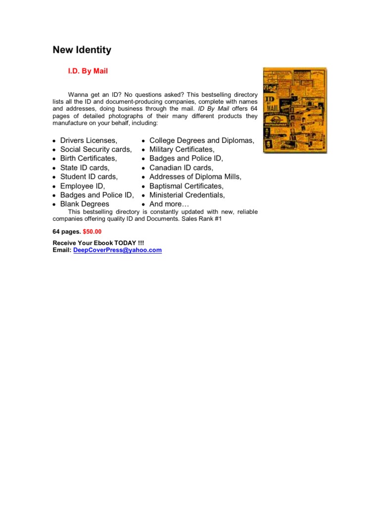 Complete Master Guides To Identity Change | PDF