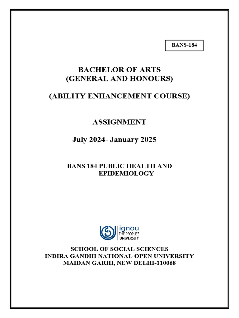 BANS 184 English | PDF