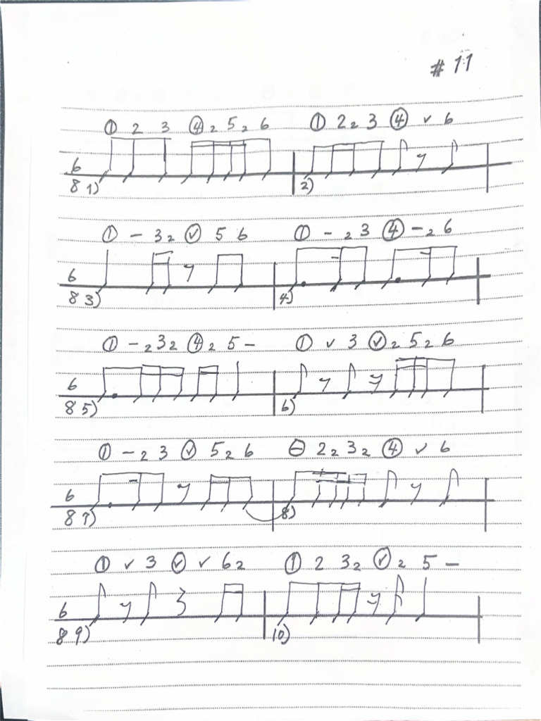Rhythm Study #11 | PDF