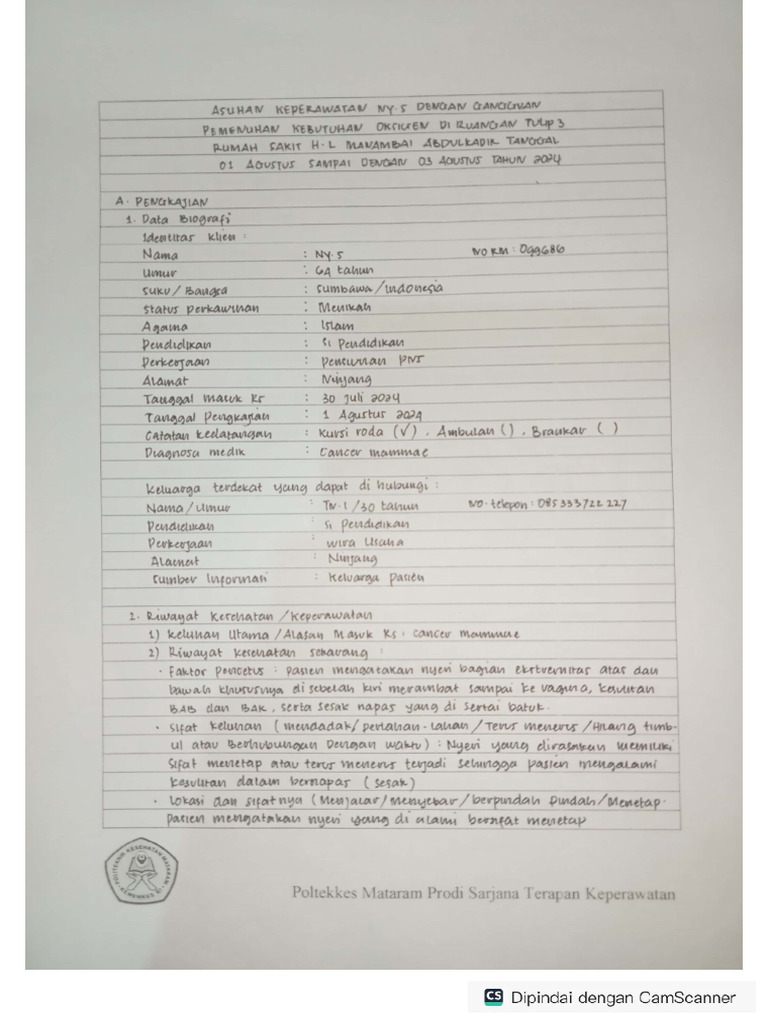 Askep Pemenuhan Oksigen | PDF