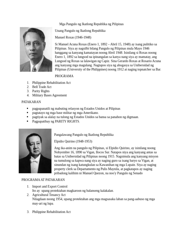 Pangulo | PDF