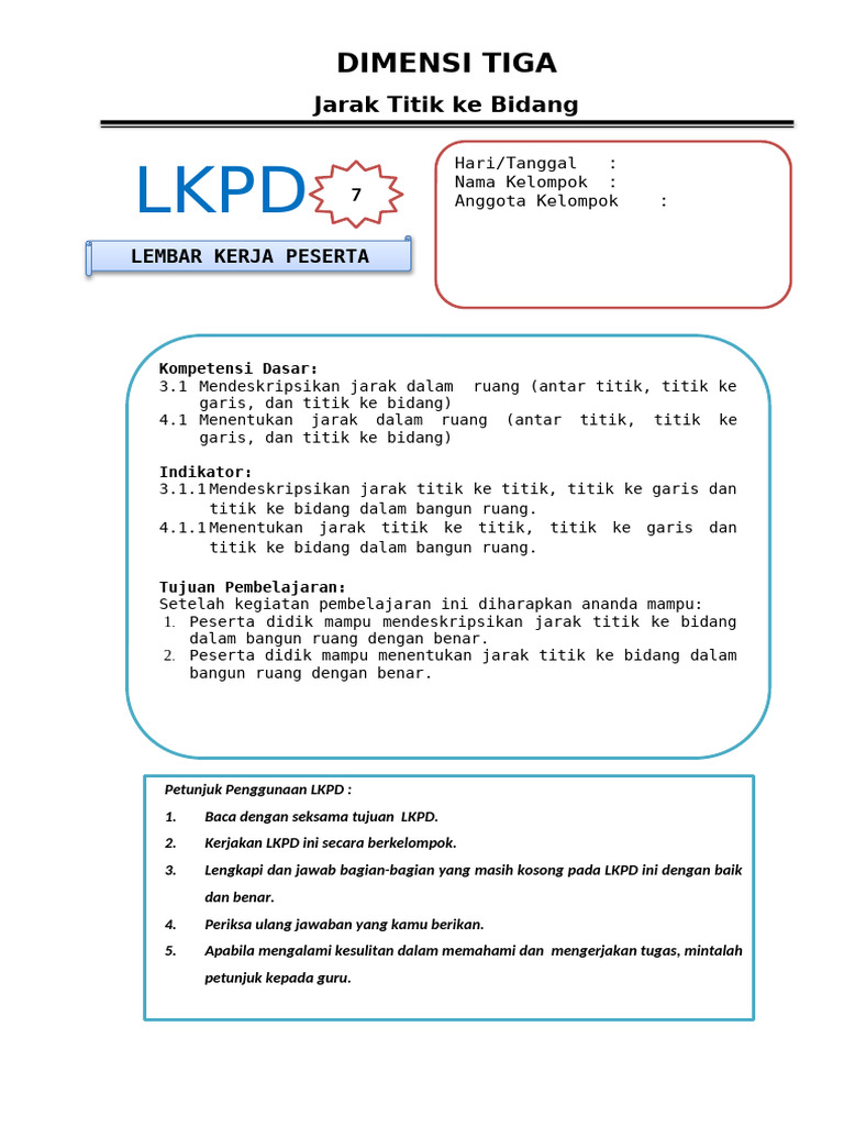LKPD 7 | PDF