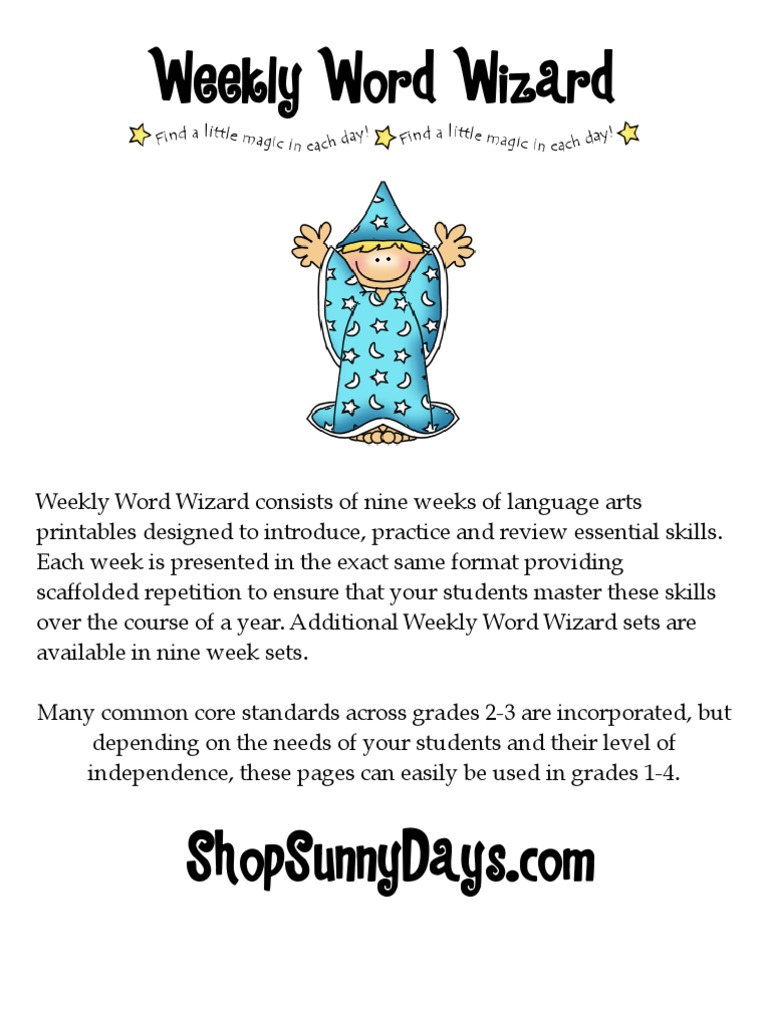 Word Wizard | PDF | Part Of Speech | Word