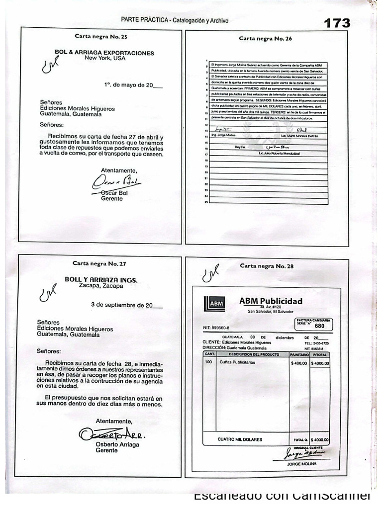 Archivar Cartas | PDF
