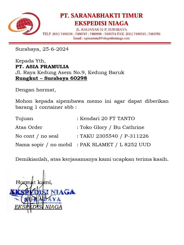 Asia Pramulia - TK Glory | PDF