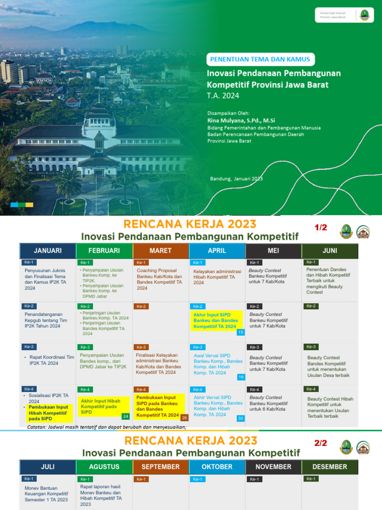 Paparan Tema Dan Kamus IP2K 2024 | PDF
